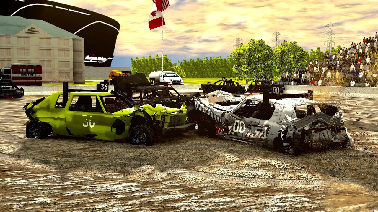 BeamNG Demolition Derby (Fullsize Heavy Weight Wire) - YouTube