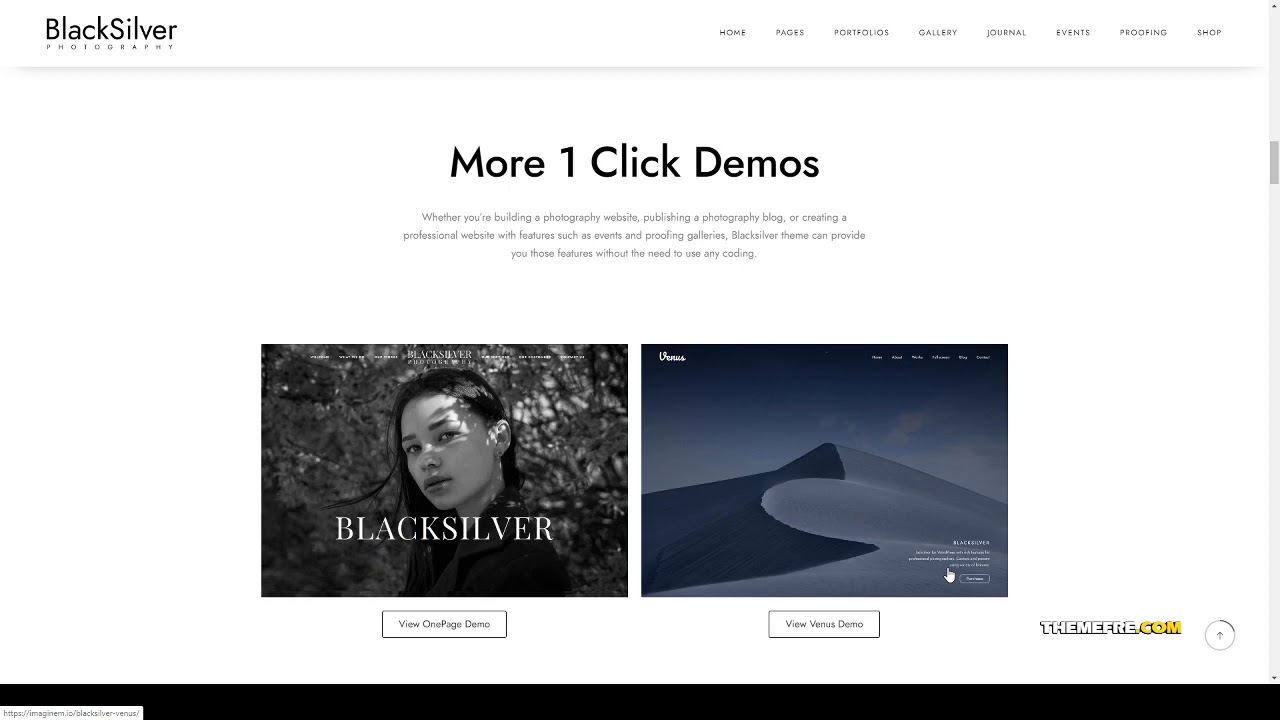 Blacksilver Photography Theme for WordPress - YouTube