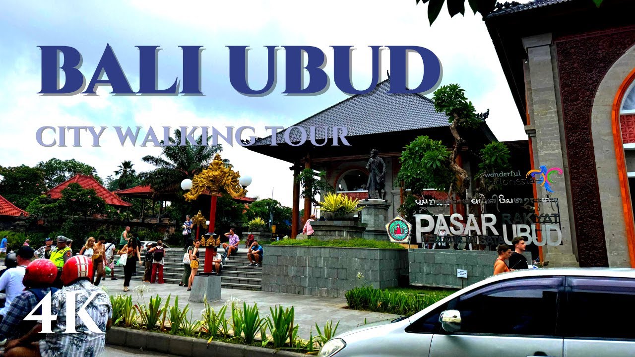 [4K WALK]🇮🇩Indonesia, Bali Ubud 2024! City Walking Tour 4K HDR 60fps ...