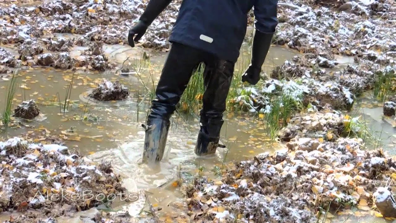Walk in the Hunter in the frozen deep mud.(19/10/14) - YouTube