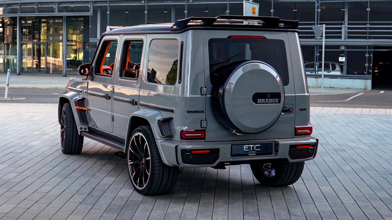 The BRABUS 800- Amazing Orange Interior! - YouTube