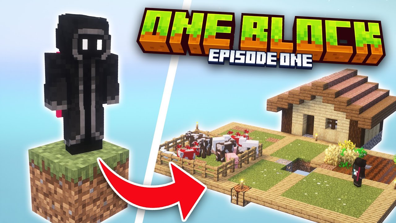 The PERFECT START in One Block Survival! (Realistic Episode 1) - YouTube