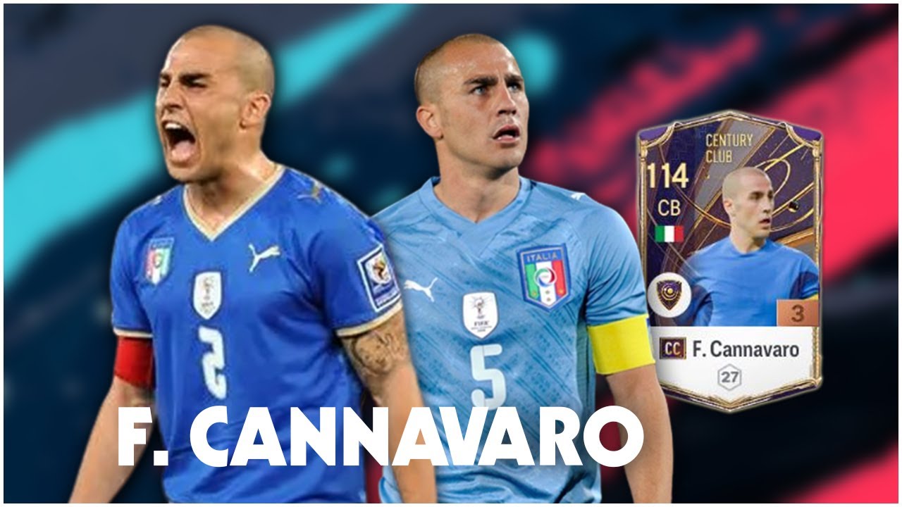 REVIEW FABIO CANNAVARO CC FCO - TOP 3 CB mùa thẻ CENTURY CLUB - YouTube