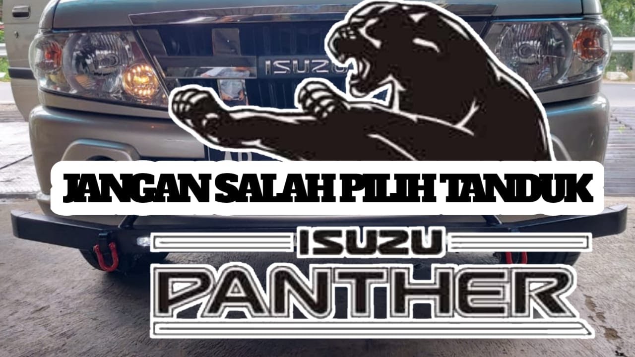 Tanduk Panther Besi Mini Overland W/Lamp ‼️ || Cara Pasang Tanduk ...