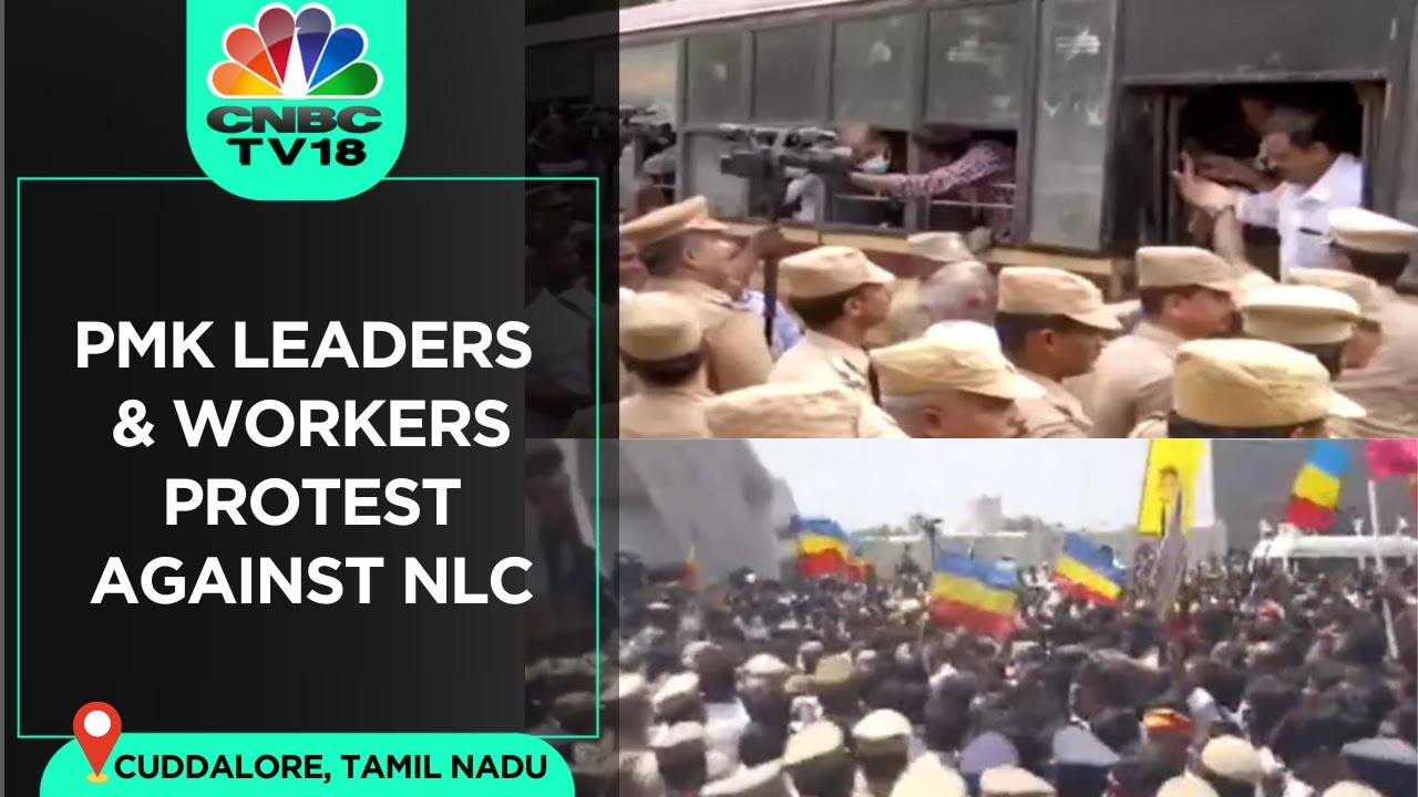 Tamil Nadu | PMK Party Leaders & Workers Protest Against NLC ...