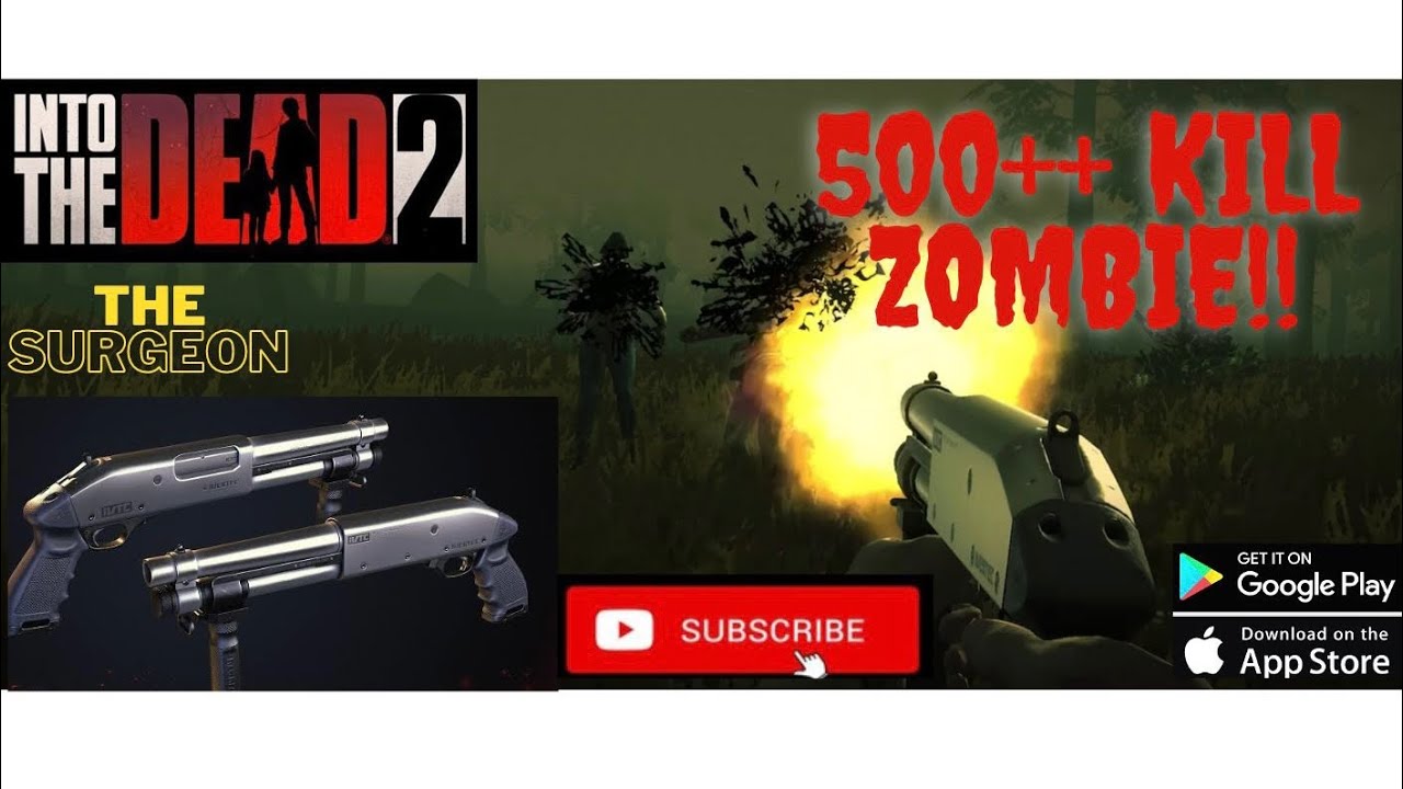 PEDAS SHOTGUN SURGEON KILL 500 ZOMBIE - Into The Dead 2 (Daily Mission ...
