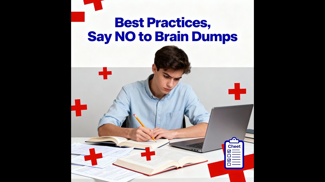 Certification exam preparation best practices | Say NO to certification exam braindumps - YouTube