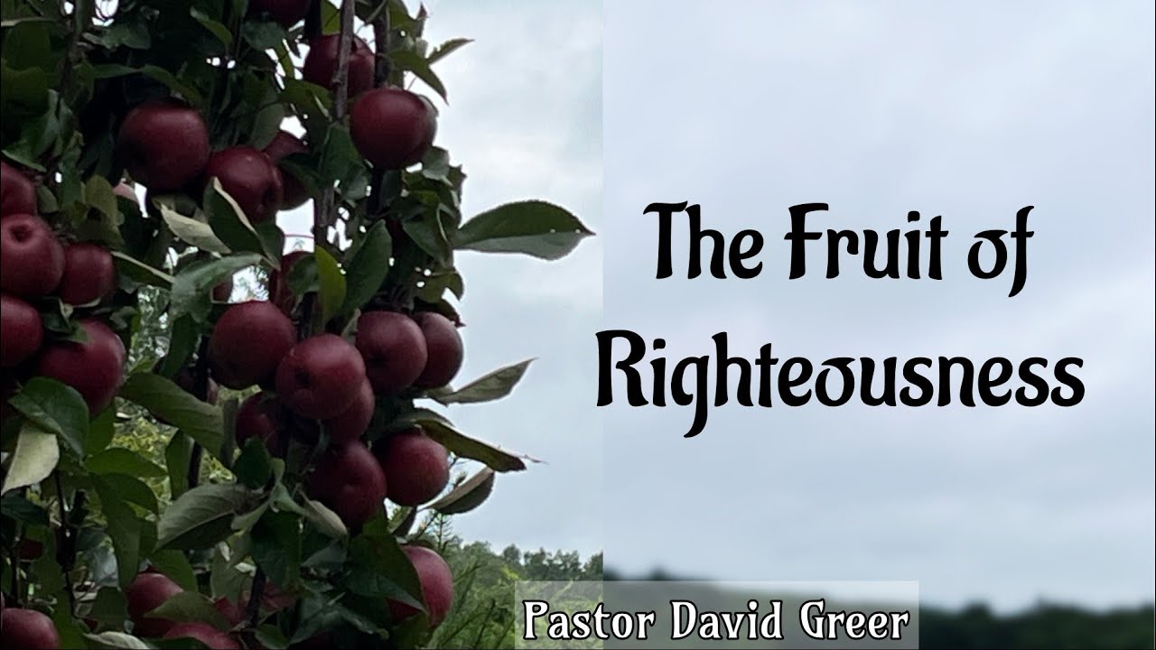 2024-09-22 | The Fruit of Righteousness | Seymour EB Church | Pastor ...