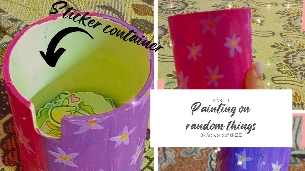 Painting on random things | Art world of kk 🖌️🎨 - YouTube