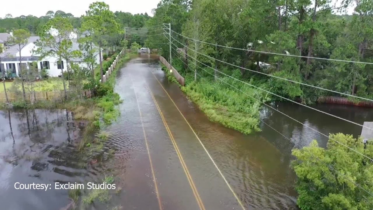 Destin drone footage in the aftermath of Hurricane Sally - YouTube