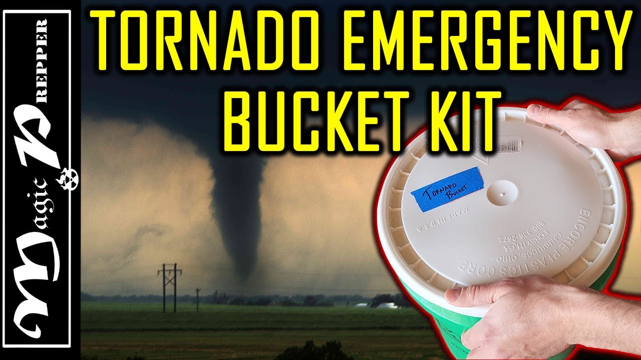 Tornado Emergency Kit in a Bucket - YouTube