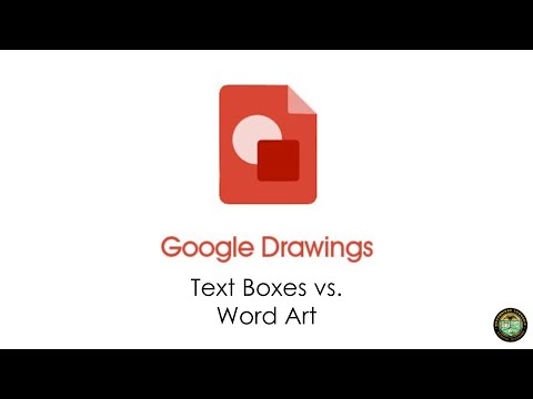 Google Drawings: Text Boxes vs. Word Art - YouTube