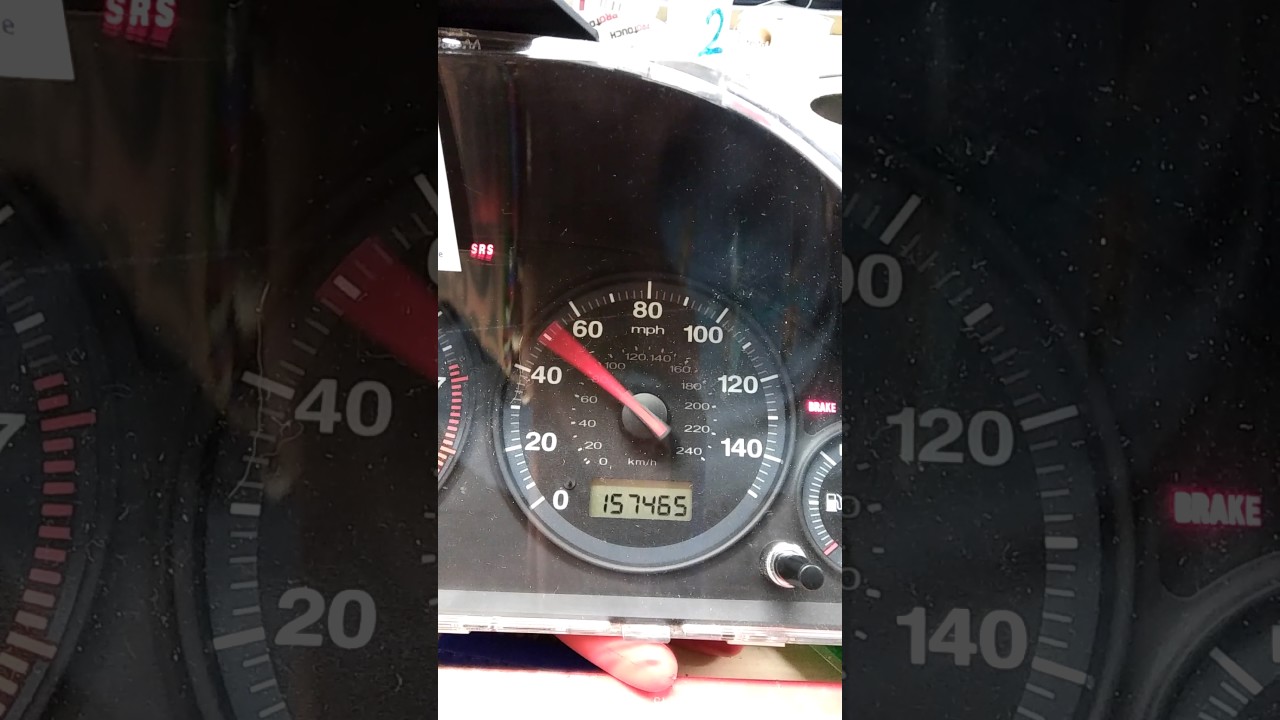 2000 2005 honda civic speedo testing - YouTube