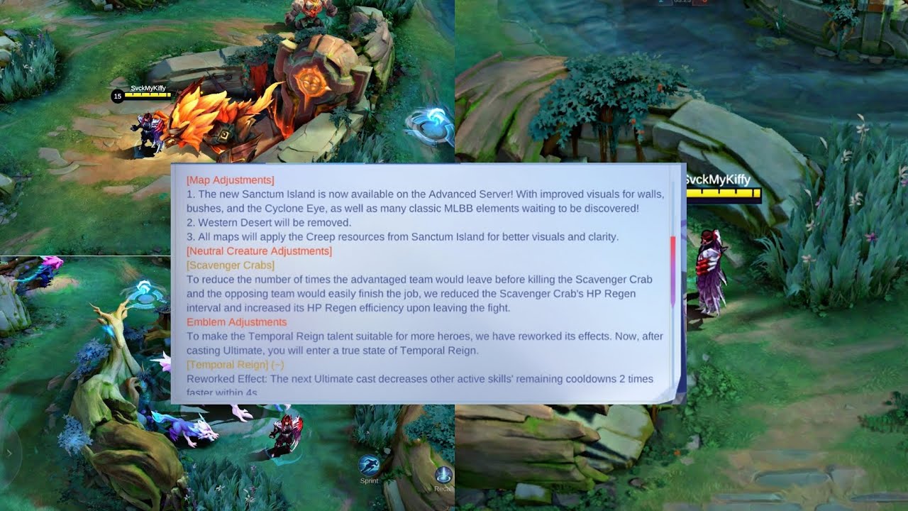 Mlbb new update map adjustment - YouTube