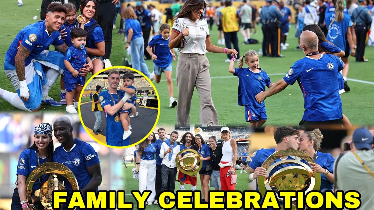 FULL COMPILATION🔥Chelsea Players & Family Trophy Celebration | Players ...