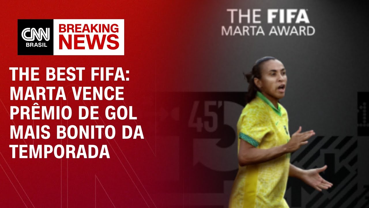 The Best Fifa: Marta vence prêmio de gol mais bonito da temporada ...