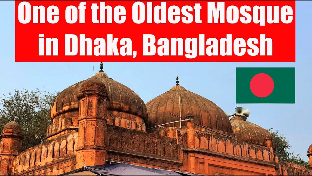 🇧🇩 Lalbagh Fort Mosque, লালবাগ কেল্লা মসজিদ, One of the oldest Masjids ...