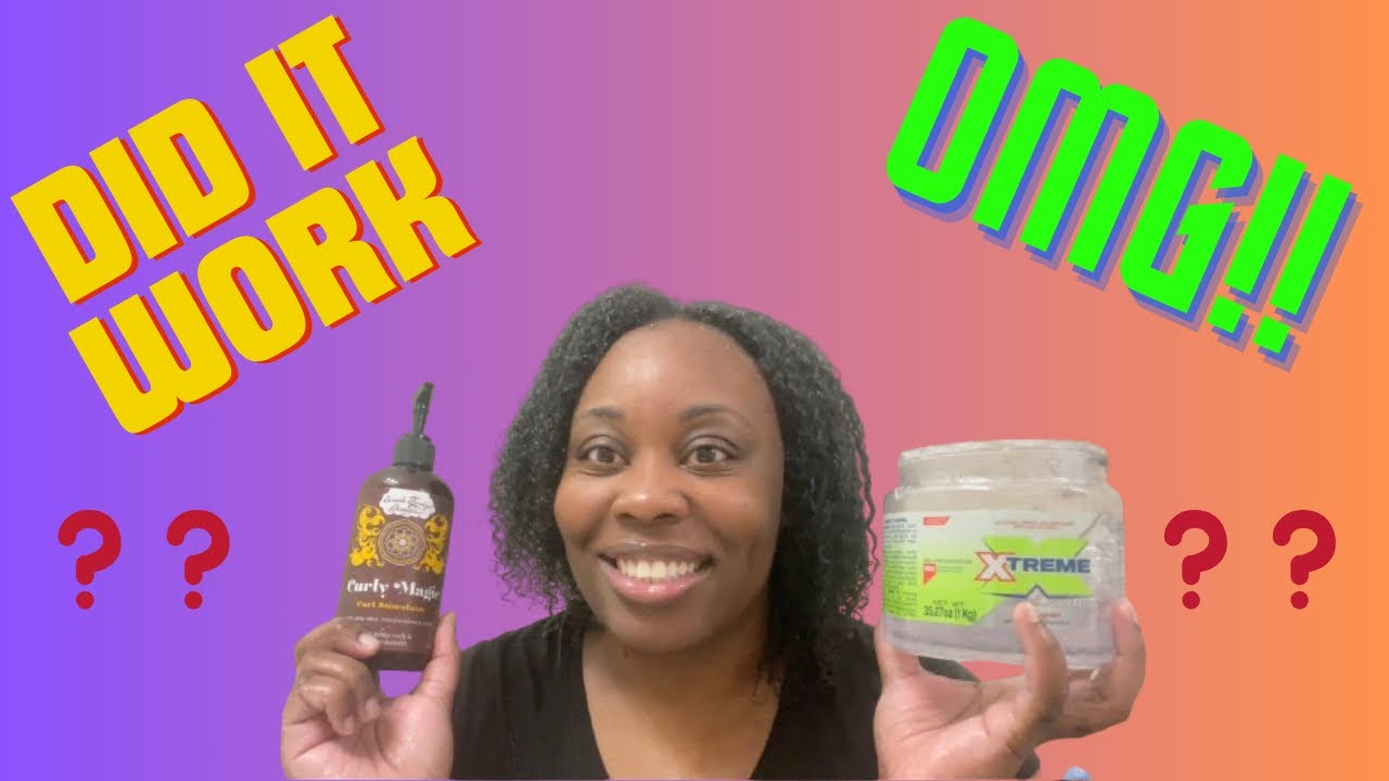 Uncle Funky’s Curly Magic Curl Stimulator vs Xtreme Gel - YouTube