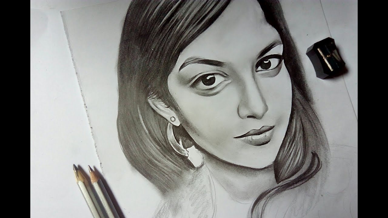 Astha Jha Drawing | Pencil Sketching | Sister's Drawing | 2018 - YouTube