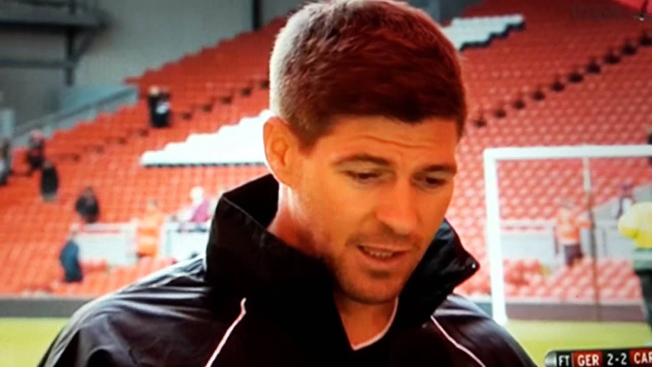 Steven Gerrard Post Match Interview - YouTube