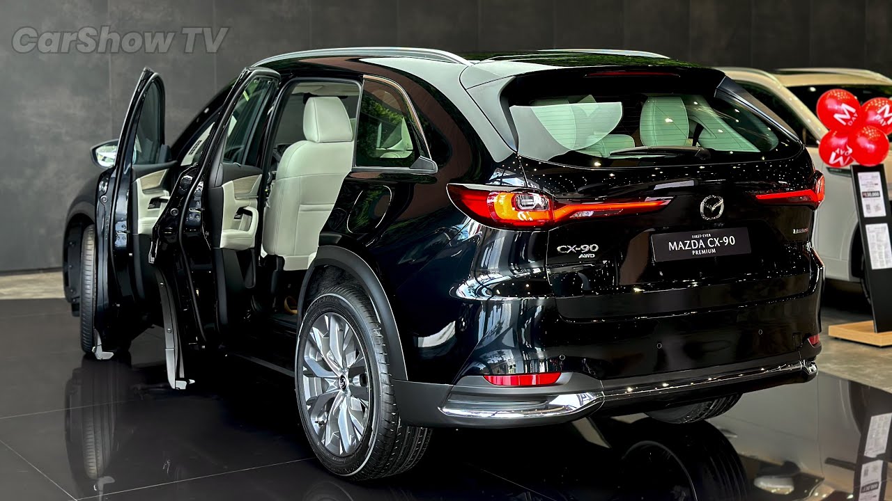 2024 Mazda CX-90 Turbo S Premium - Inline6 BEST 3 Row SUV | Black ...