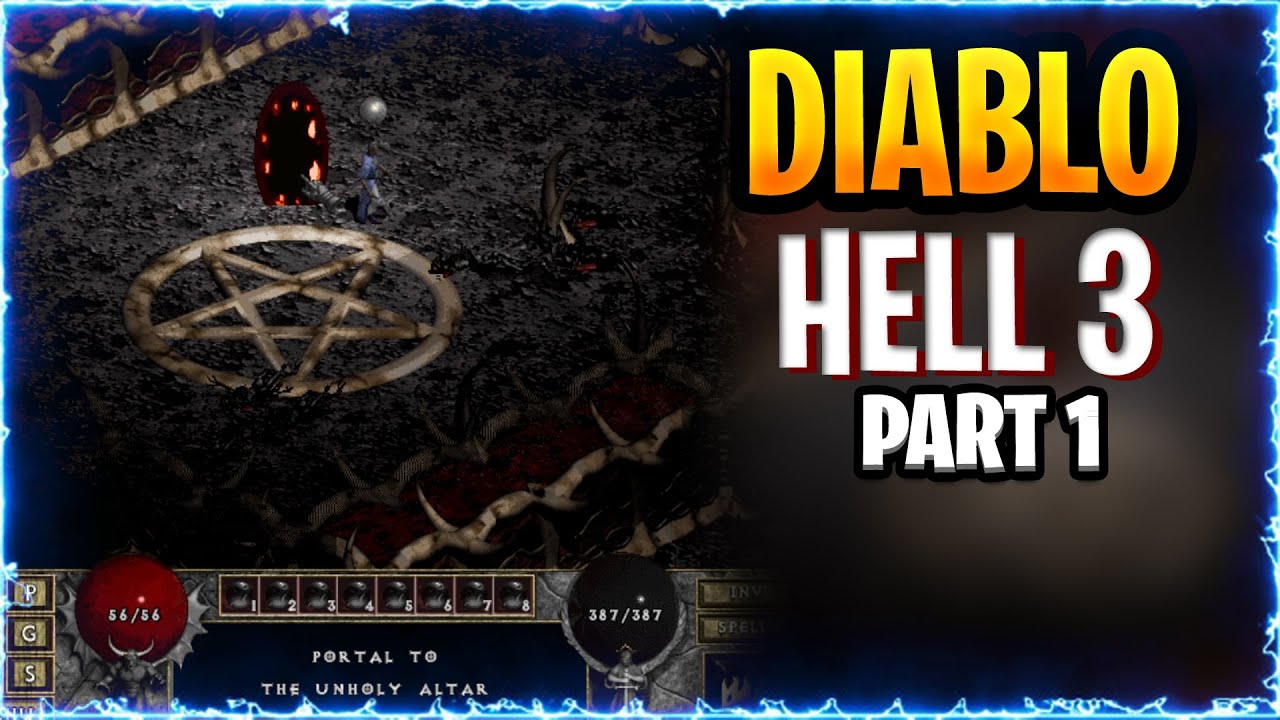 Diablo Hell 3 Blind Playthrough (SUPER HARD MOD) Elementalist Gameplay : Part 1 of ??? - YouTube
