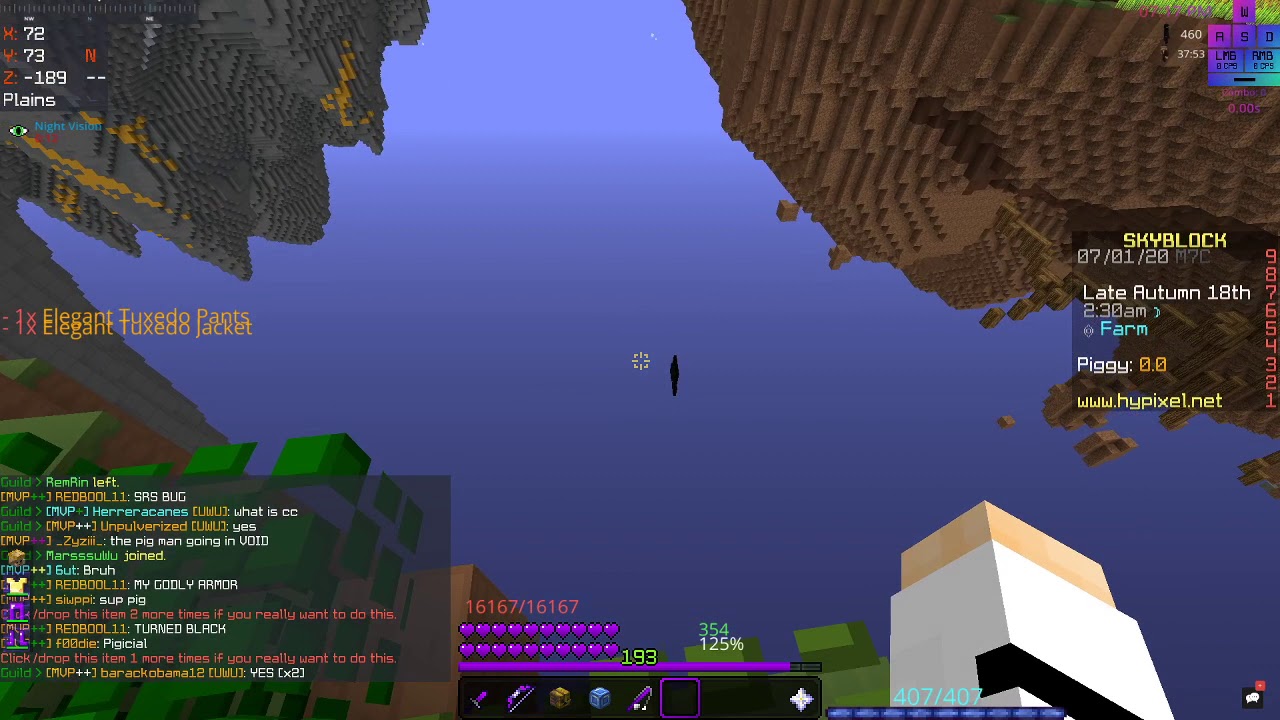 chucking 2/3 elegant into void on hypixel - YouTube