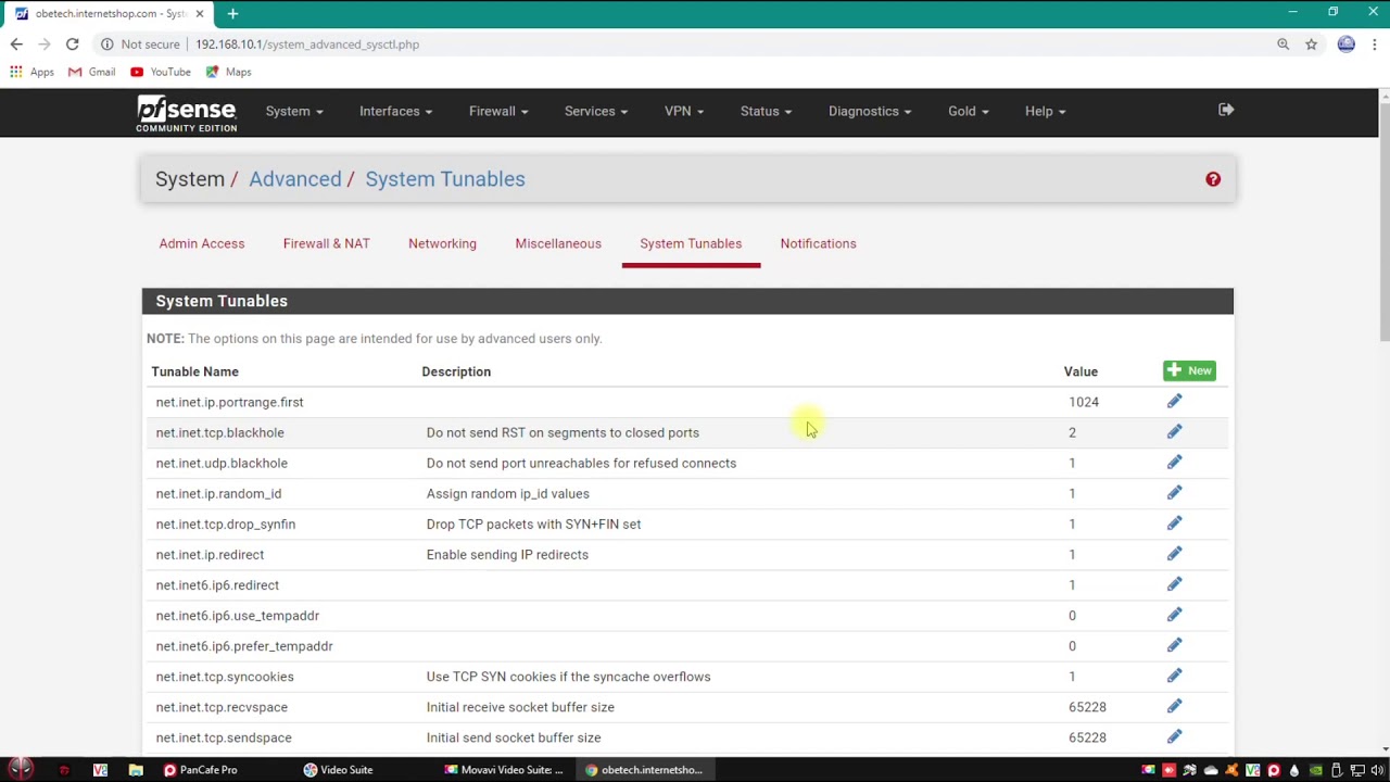 PFSENSE ANTI-LAG CONFIGURATION | CAPTIVE PORTAL TOUR. installed in HP ...