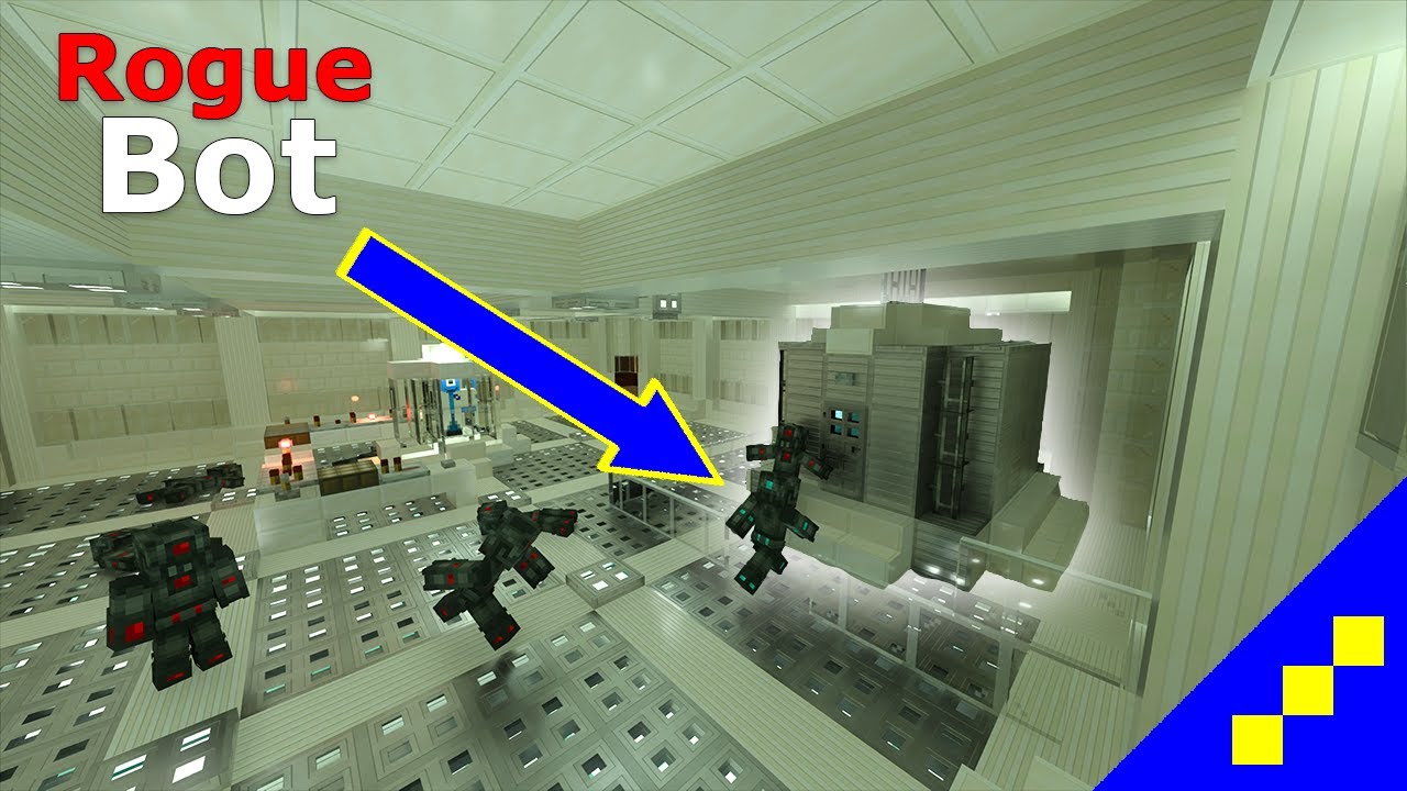 ROGUE BOT | ep 37 AlienCraft S2 | MCBE 1.19 Let's Play SMP - YouTube