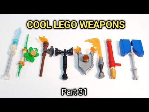 COOL LEGO WEAPONS for your minifigures- Pt 31 - YouTube