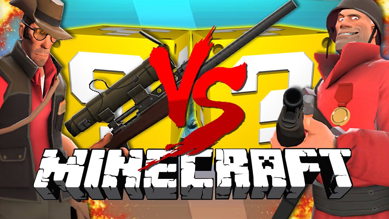 Minecraft: TEAM FORTRESS 2 LUCKY BLOCK CHALLENGE | Turret Destruction ...