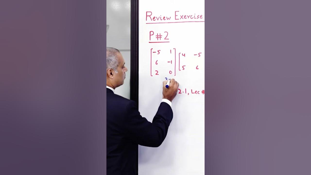 PGC Lectures-Inter Part 1-Federal Board-Mathematics-Chapter 2-Exercise 2.1 Problem 02 - YouTube
