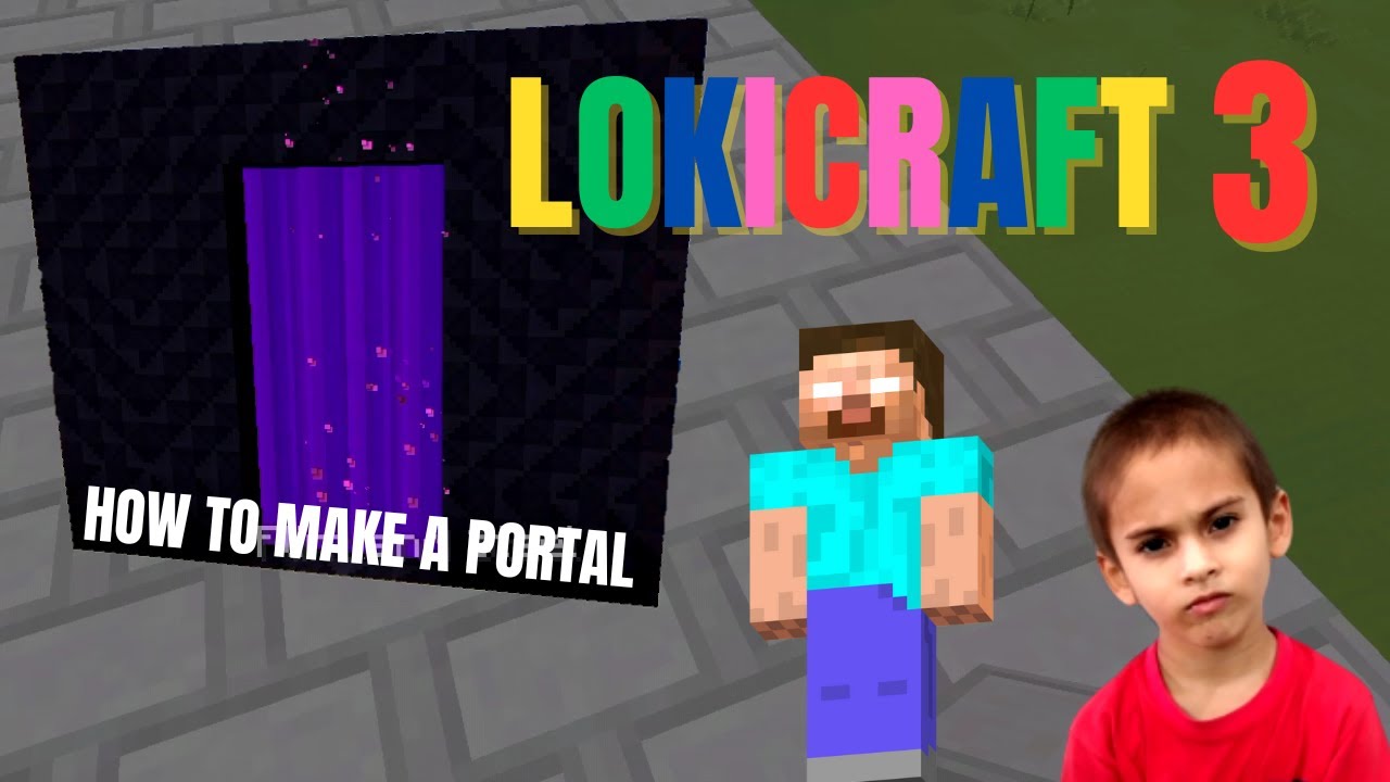 How to make end portal in Lokicraft - YouTube
