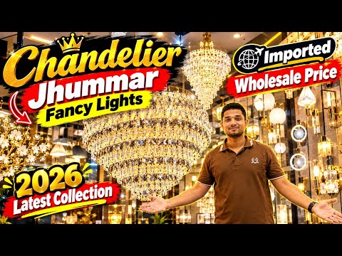 Wholesale Light Market in Delhi | Fancy Jhoomar | Hanging Lights | Fancy Lights Wholesale/Retail 