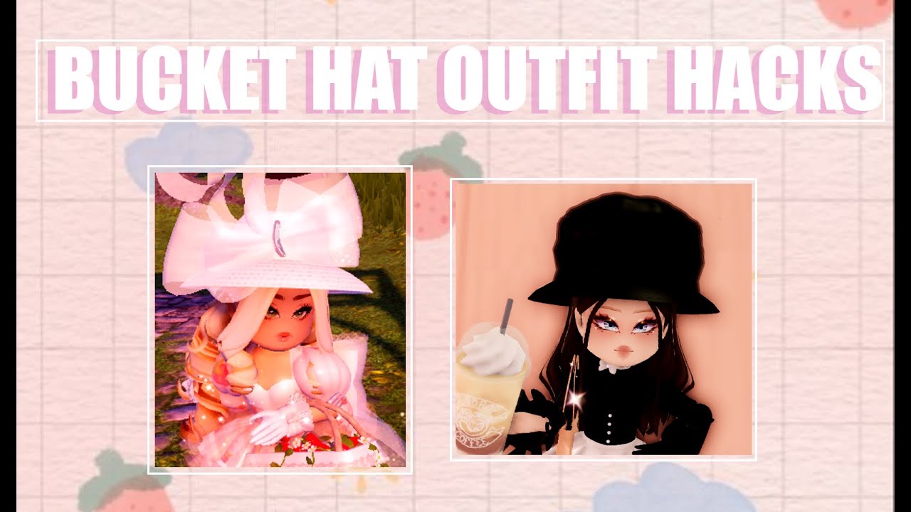 BUCKET HAT OUTFIT HACKS! ROYALE HIGH OUTFIT HACKS | ROBLOX - YouTube
