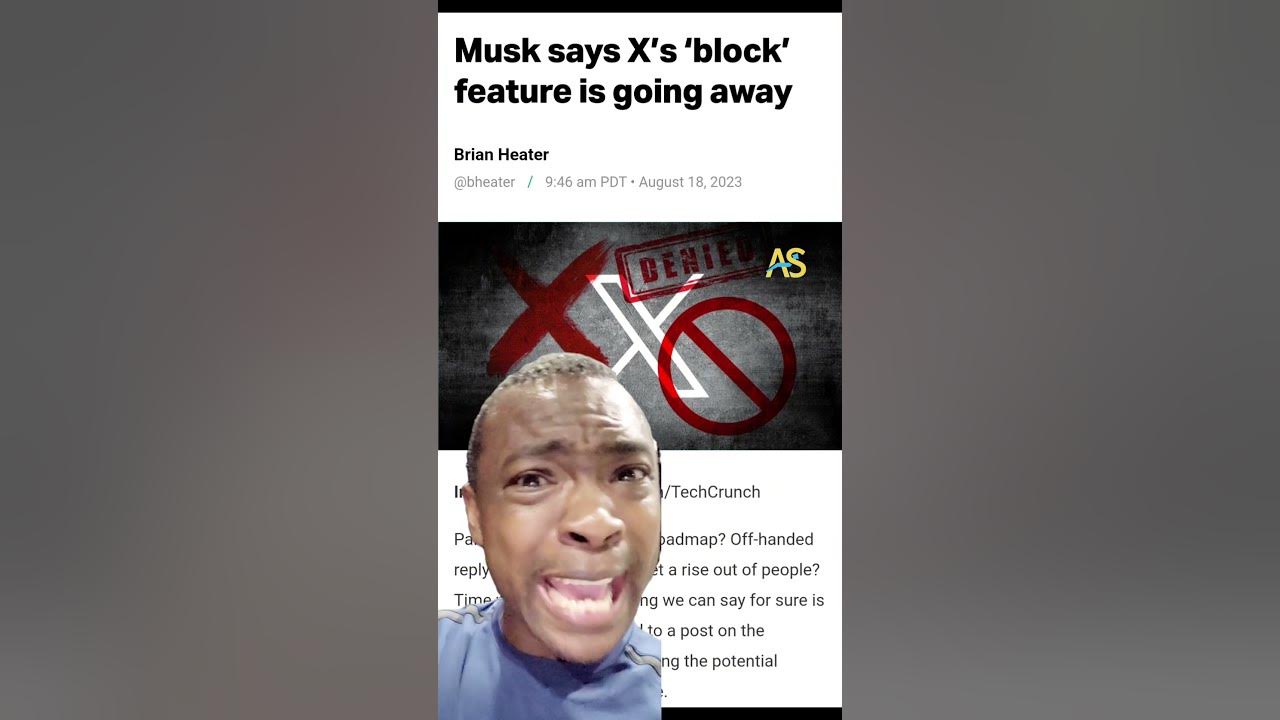 Musk reveals shocking news about Twitter X block feature - YouTube