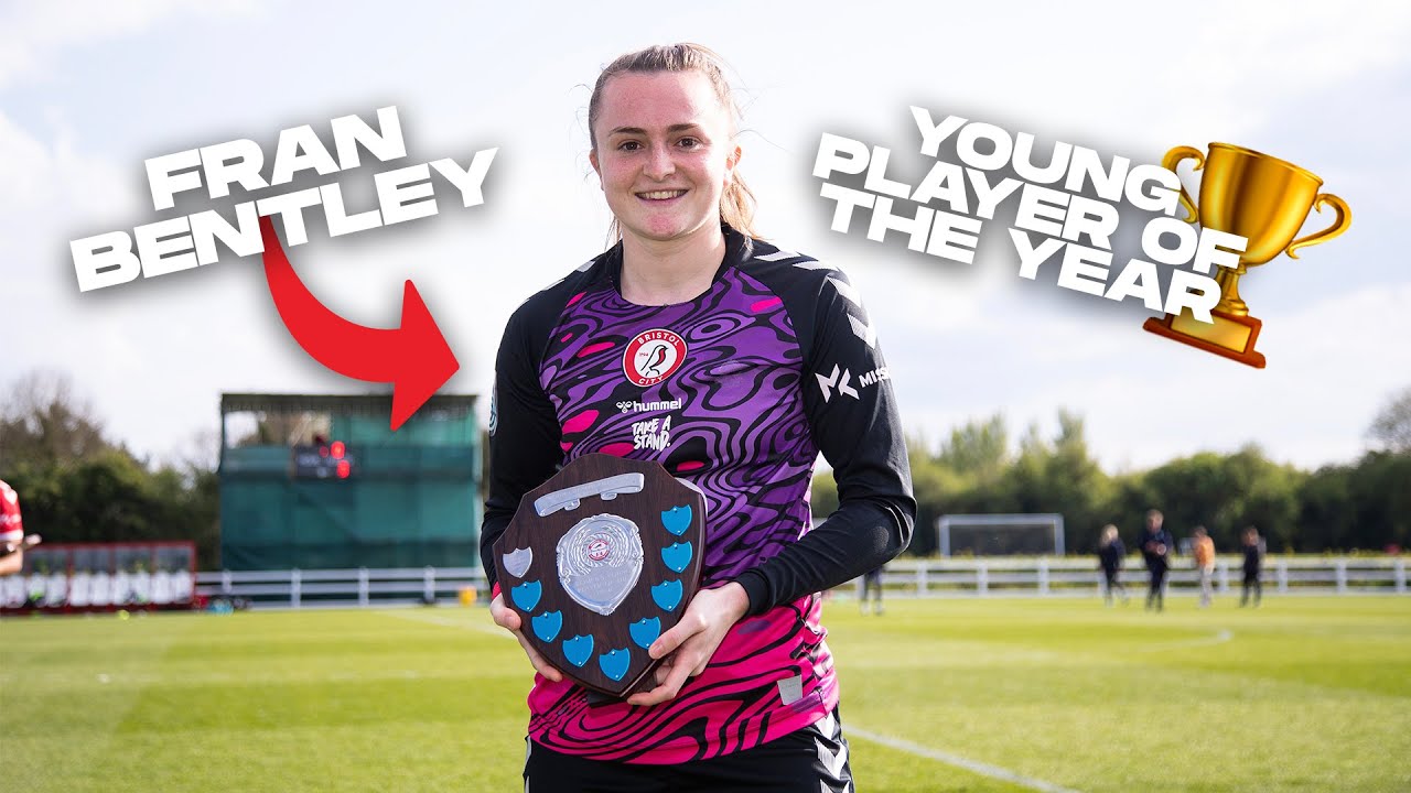 Fran Bentley wins Young Player of the Year! 🏆 - YouTube