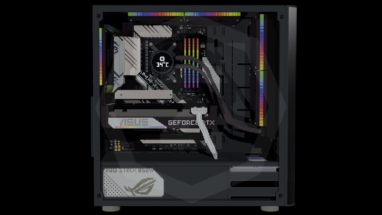 Asus RGB Gaming PC | Minecraft build render - YouTube