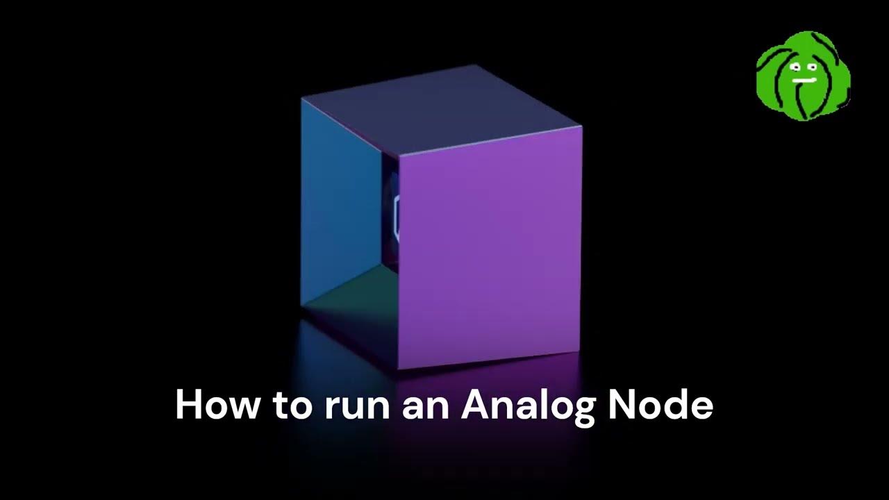 ⚙️How to run an Analag node - Step by step tutorial⚙️ - YouTube