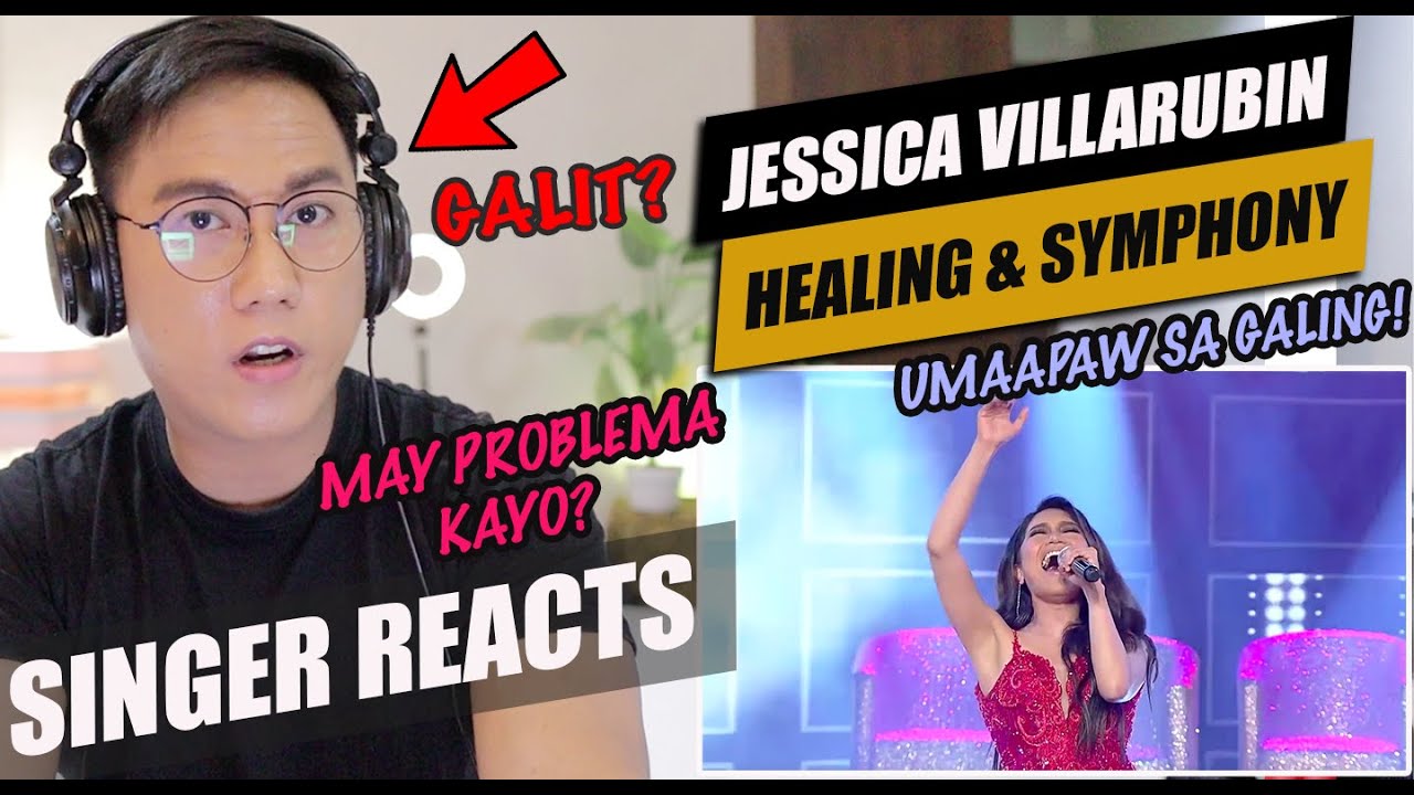 Jessica Villarubin - Healing & Symphony | SINGER REACTION - YouTube