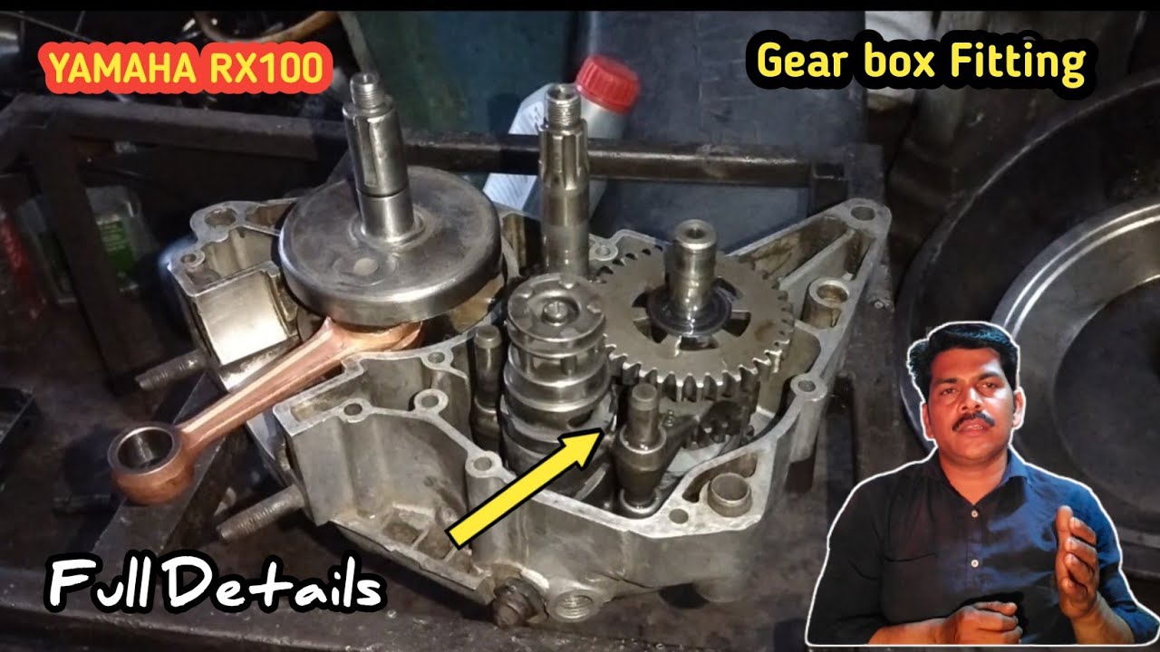 RX100, RXG, RX135, RXZ Gear box fitting || Yamaha Full Engine Fitting ...