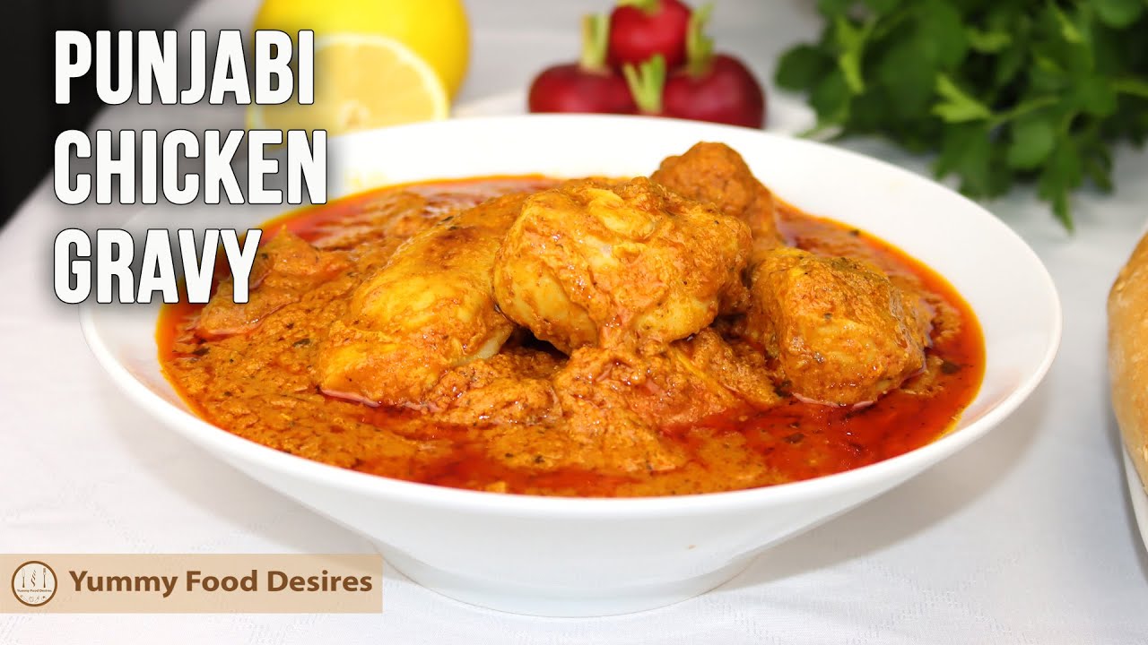 How to make Punjabi Chicken - Punjabi Chicken Gravy Recipe, Punjabi ...