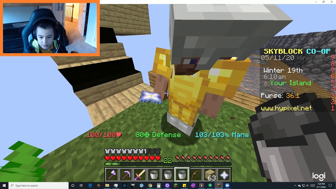 SKYBLOCK WITH MY FRIEND!!! #2 - YouTube