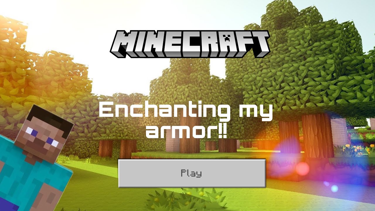 Enchanting Diamond Armor/Tools!! - YouTube