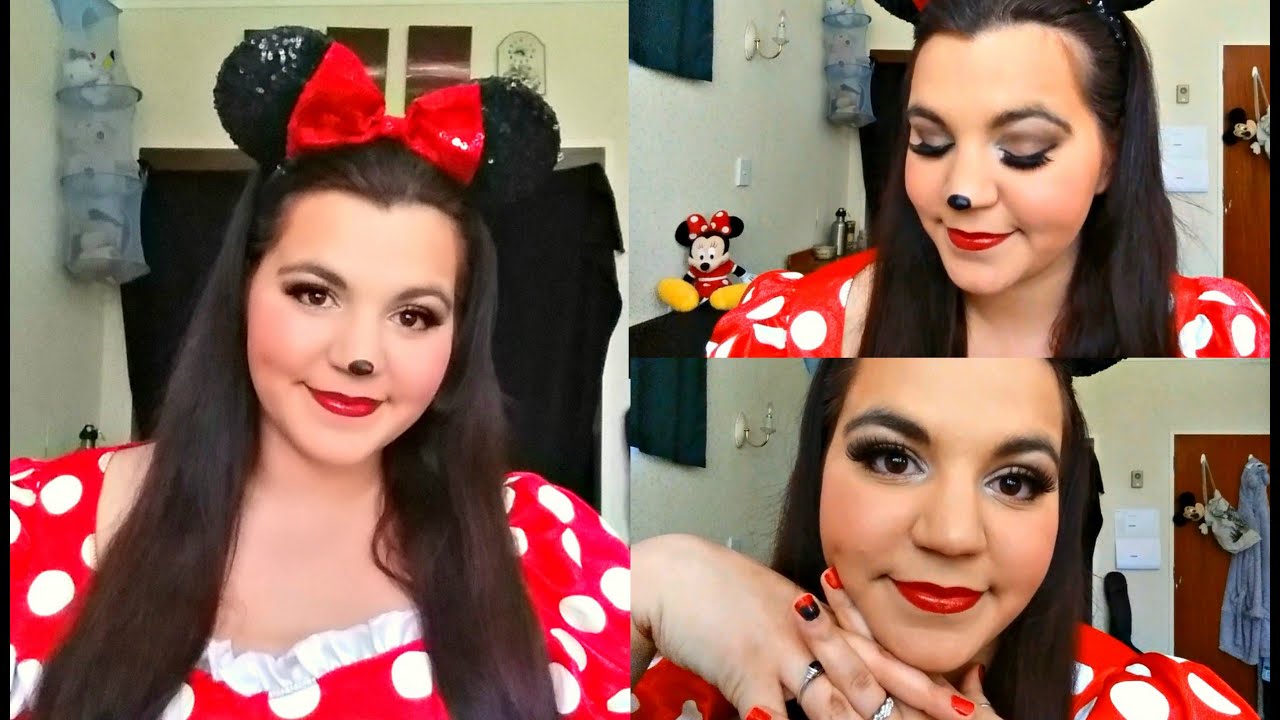 Minnie Mouse Make Up Tutorial - YouTube