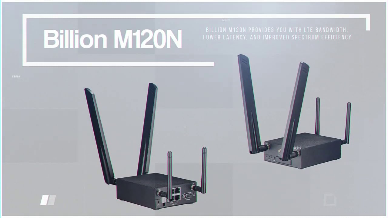 LTE Industrial/In-Vehicle Multi-Carrier Router BILLION M120N - YouTube