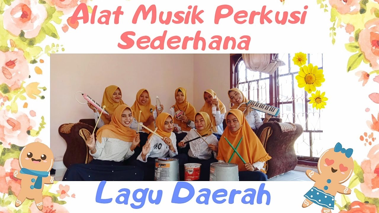 Alat Musik Perkusi Sederhana|Lagu Daerah - YouTube