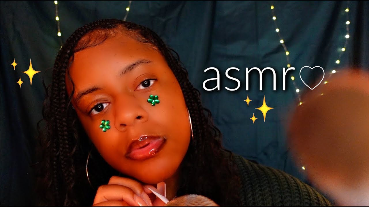 [ASMR] Doing Your Makeup Before A Night Out ♡ (DATE NIGHT MAKEUP 😴 ...