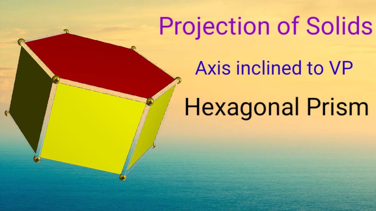 EST 110 Engineering Graphics #Projection of Solids #rectangular face in ...