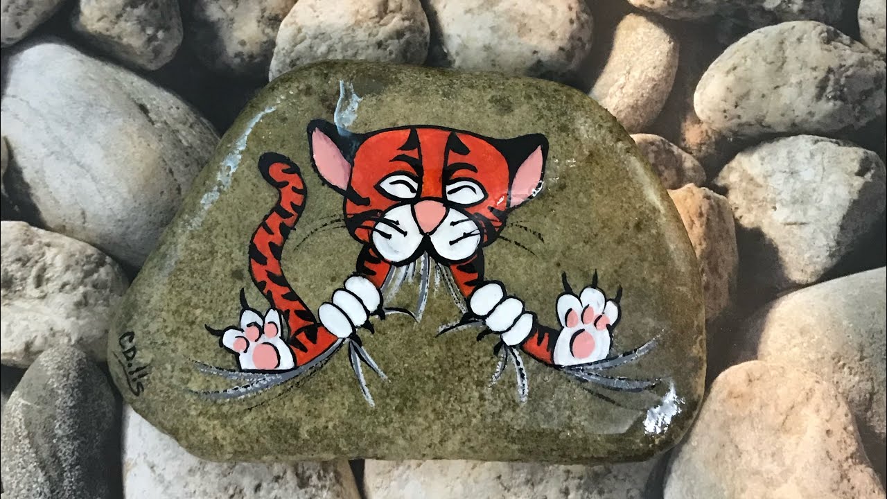 How to paint a tiger cub! - YouTube